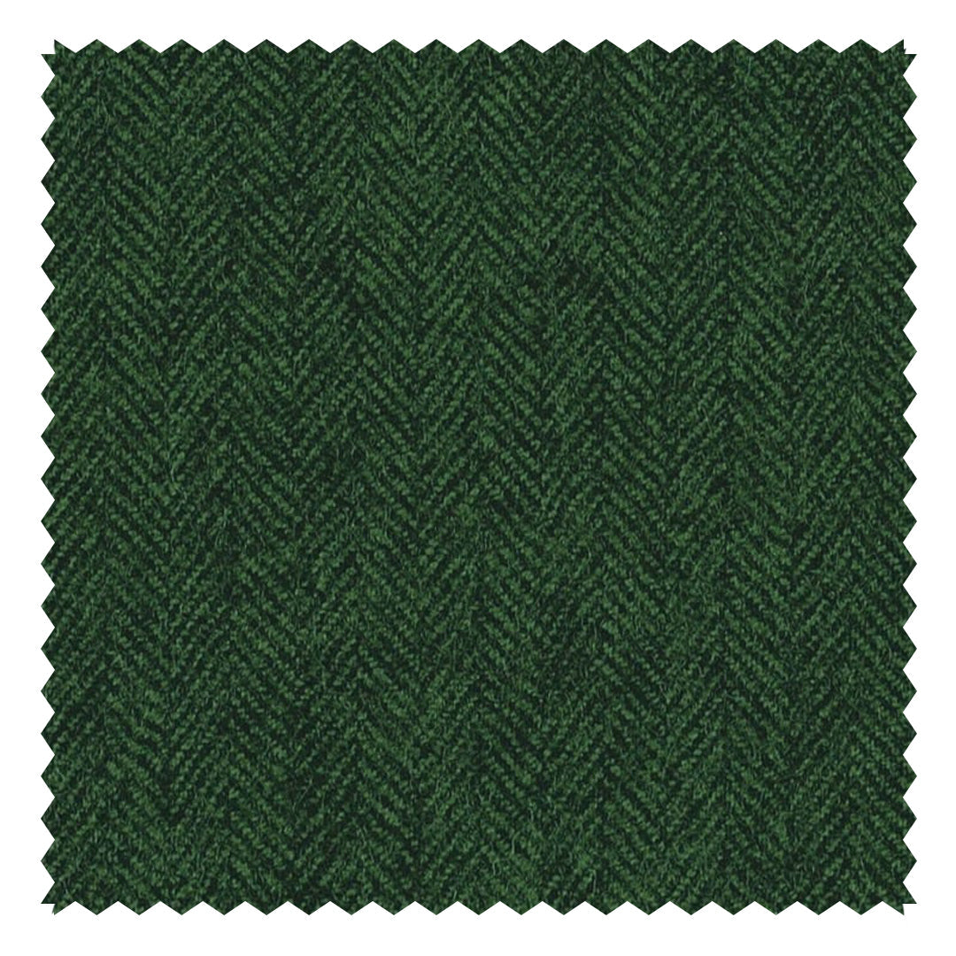 Olive Green Herringbone "Ascot Soft Touch & Classics" Jacketing – Mason ...
