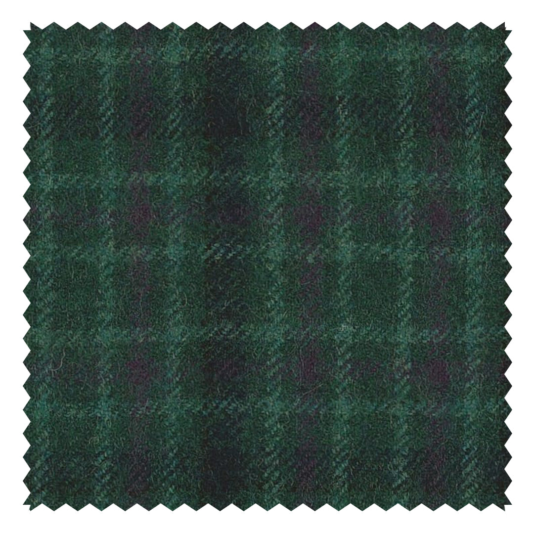 Forest Green/Plum Grid Check (Plaid) "Ascot Soft Touch & Classics" Jac ...