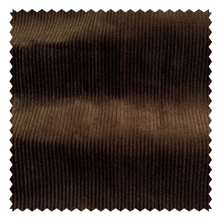 Chocolate "Velvis 1000" Stretch Corduroy – Mason & Sons US