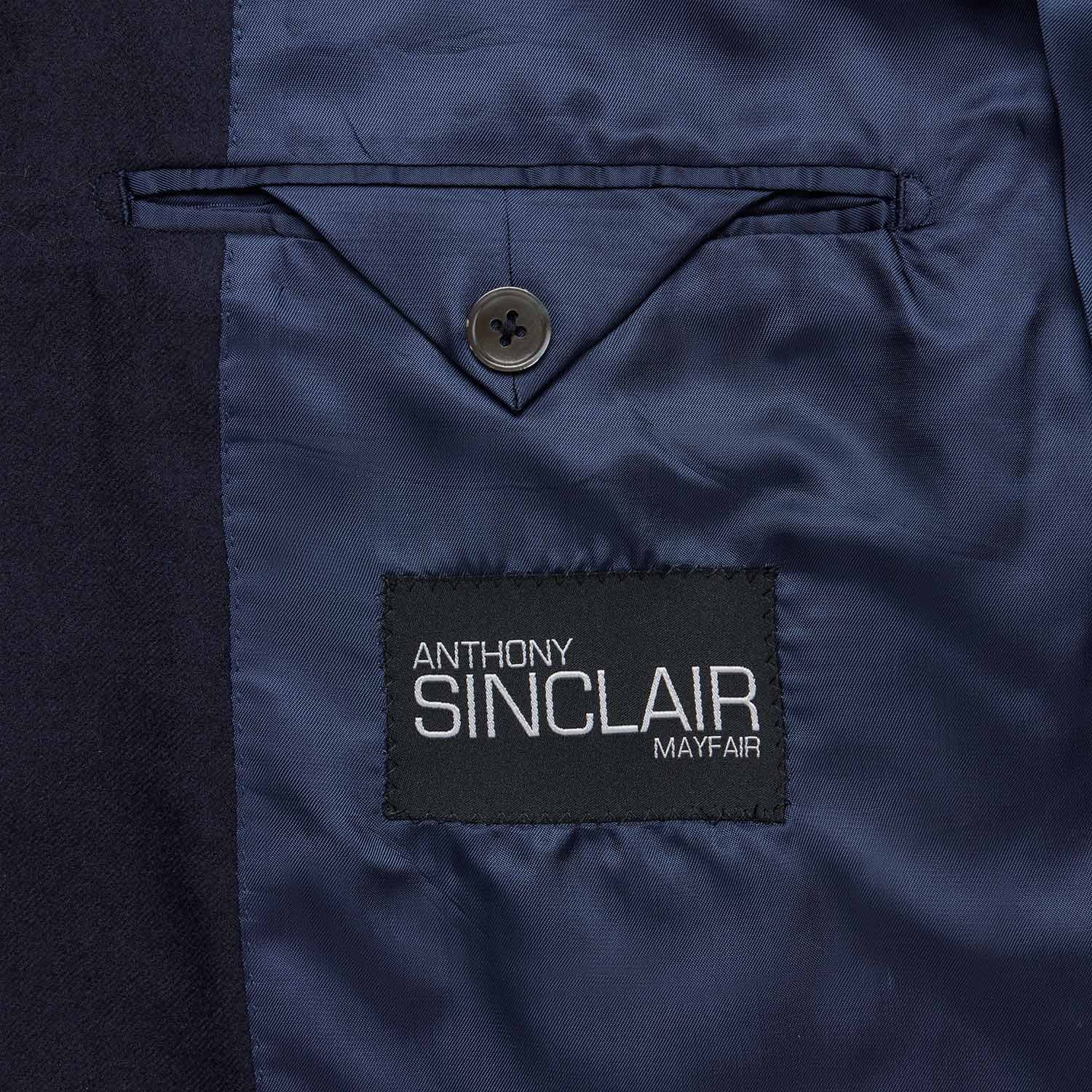 Anthony Sinclair Navy Doeskin Blazer – Mason & Sons US