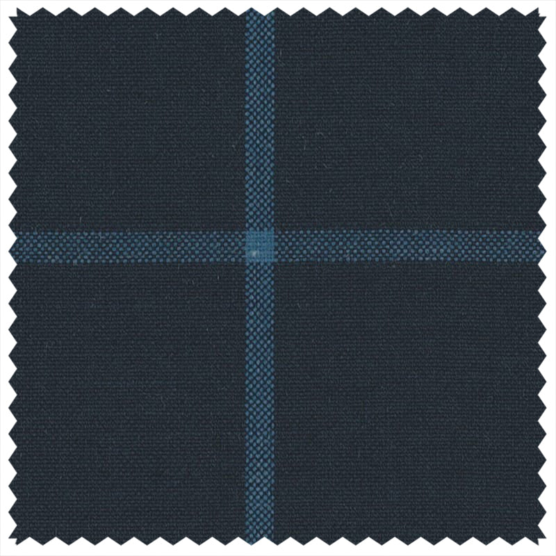 Navy/Blue Windowpane "Summer Ascot" Jacketing – Mason & Sons US