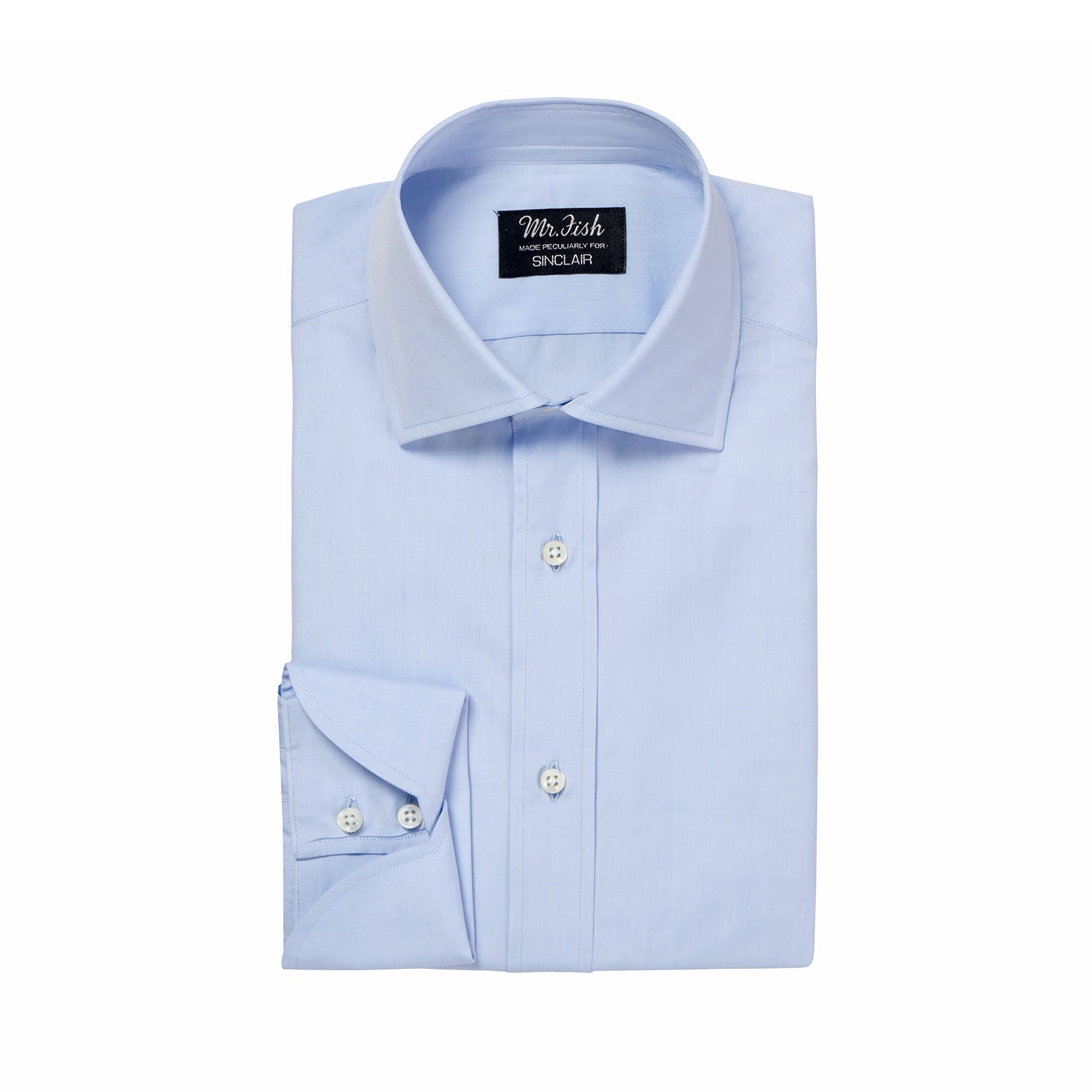 Mr Fish X Sinclair | Blue Sea Island Cotton Cocktail Cuff Shirt – Mason ...