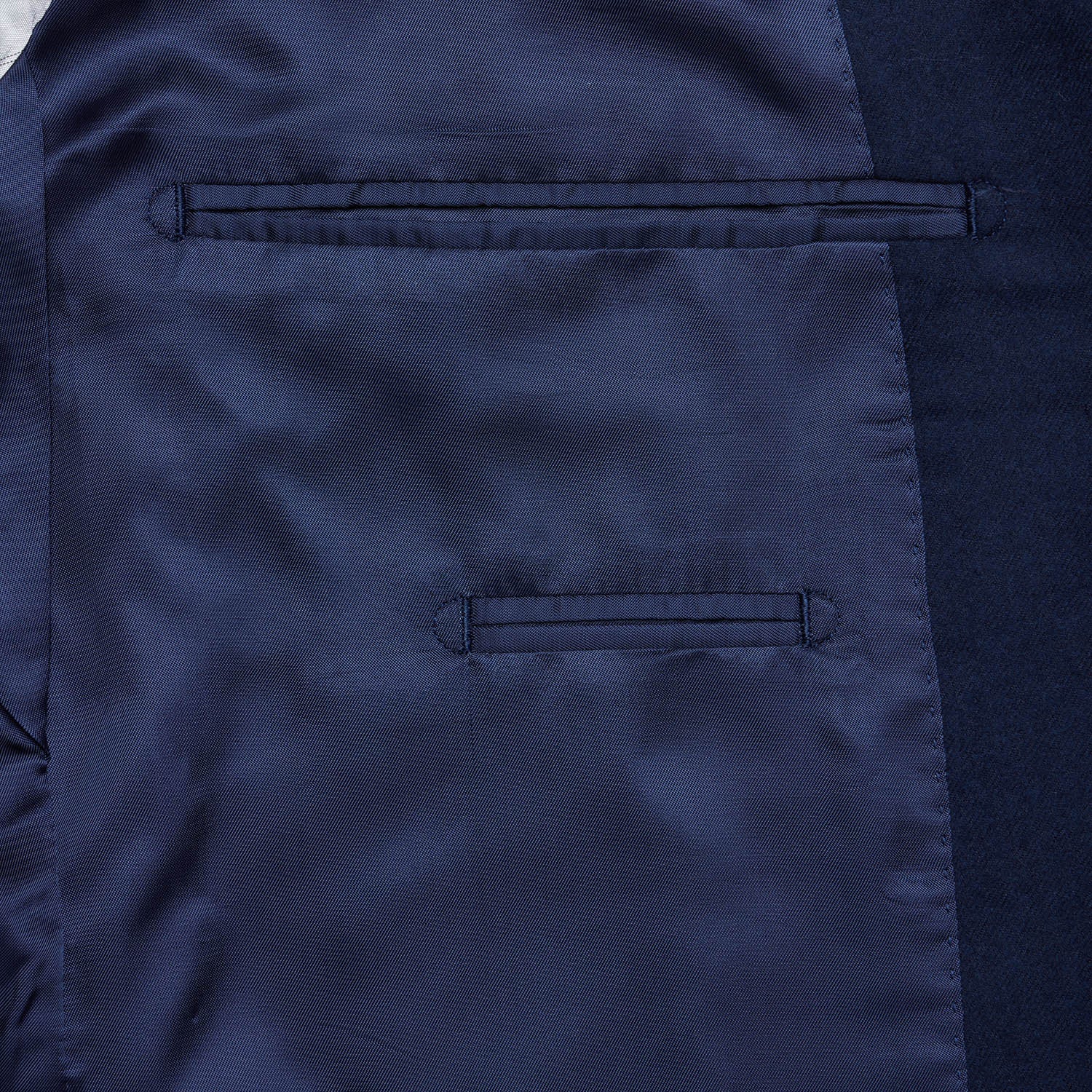 Two-Piece Navy Flannel Suit – Mason & Sons US